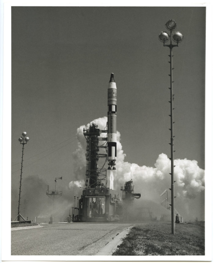 1965 Lancement De La Fusée Gémini Iv Depuis Kap Kennedy Le 3 Juin 1965